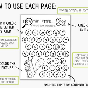 I Spy... Abcs Printable Worksheets | Kids Alphabet Activities ...