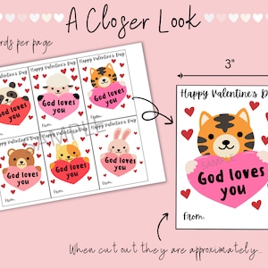 Christian Valentines | Printable Christian Valentines Day Cards | Gods ...