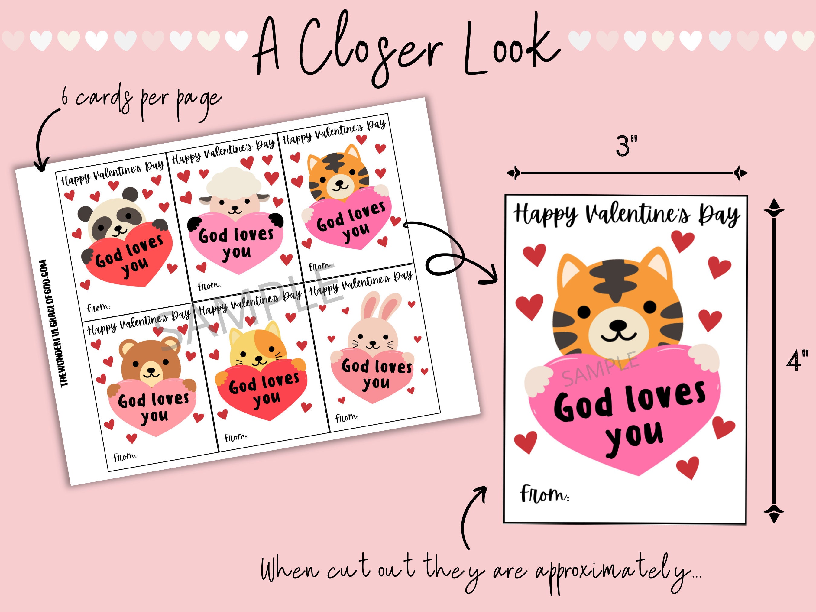 Christian Valentines | Printable Christian Valentines Day Cards | Gods ...