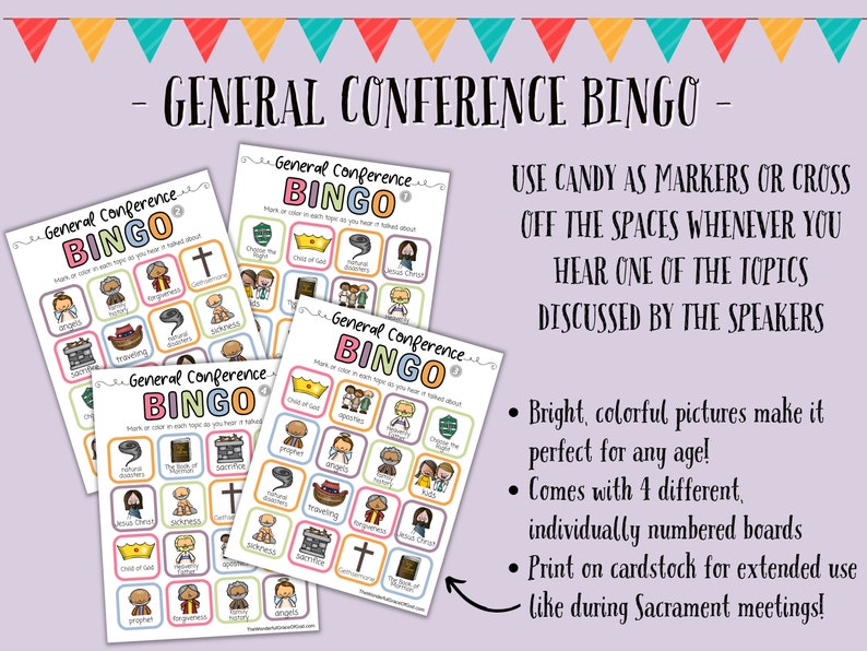 General Conference Activity Packet for Kids | LDS Coloring Pages ...