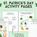 St. Patricks Day Activity Sheets for Kids St. Patricks Day Activities ...