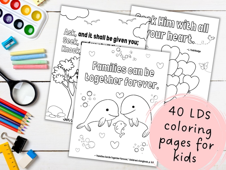 40 Printable LDS Coloring Pages | Primary Coloring Pages for Kids ...