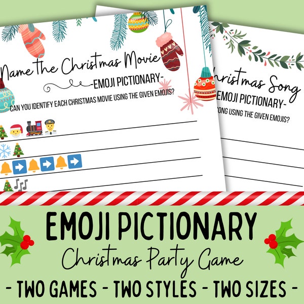 Emoji Christmas Songs - Etsy