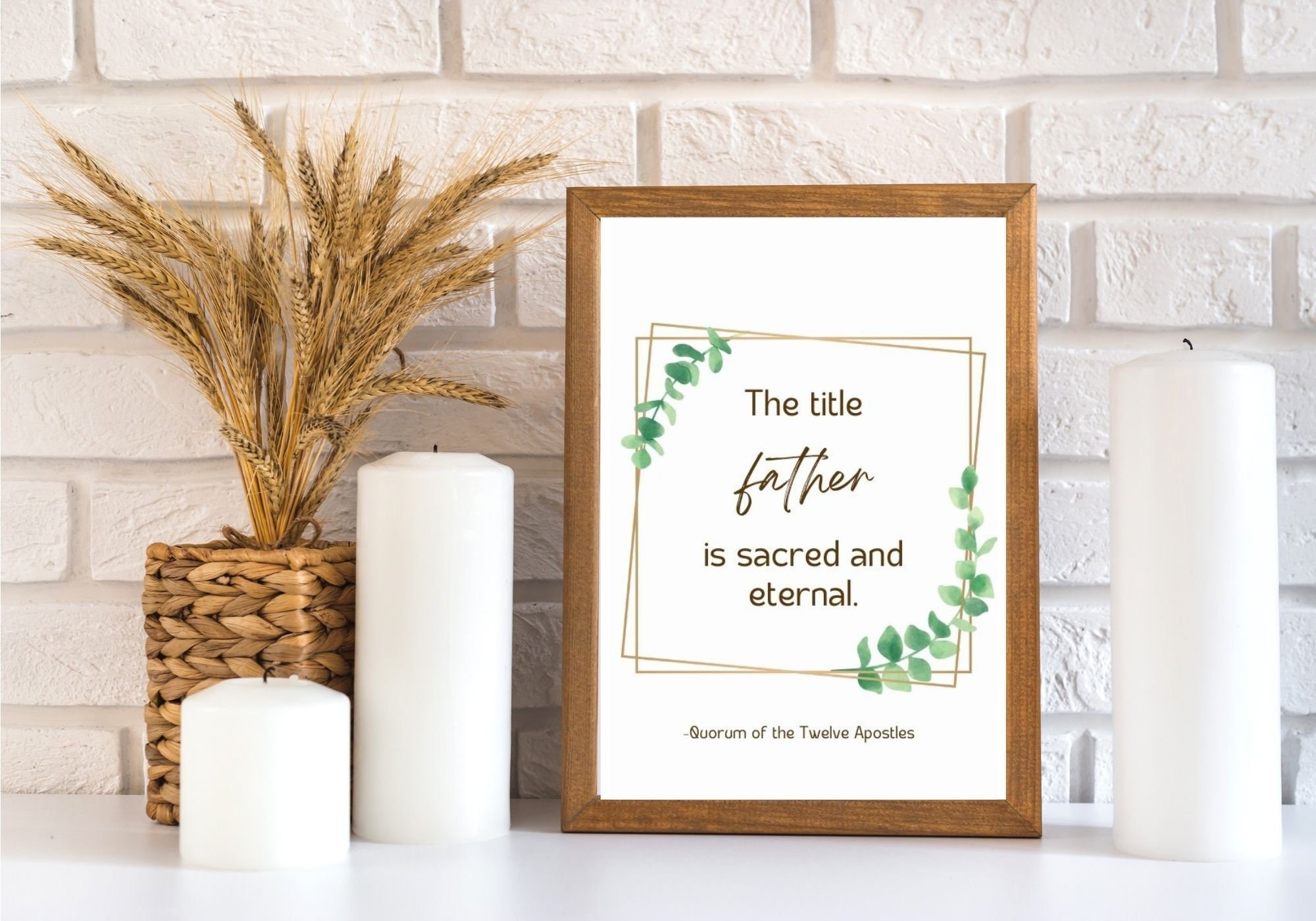 LDS Father's Day Quotes Printable | Father's Day Gifts | Father's Day ...