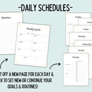 Printable Goal Journal | 2023 Goal Tracker | Habit Tracker, Vision ...