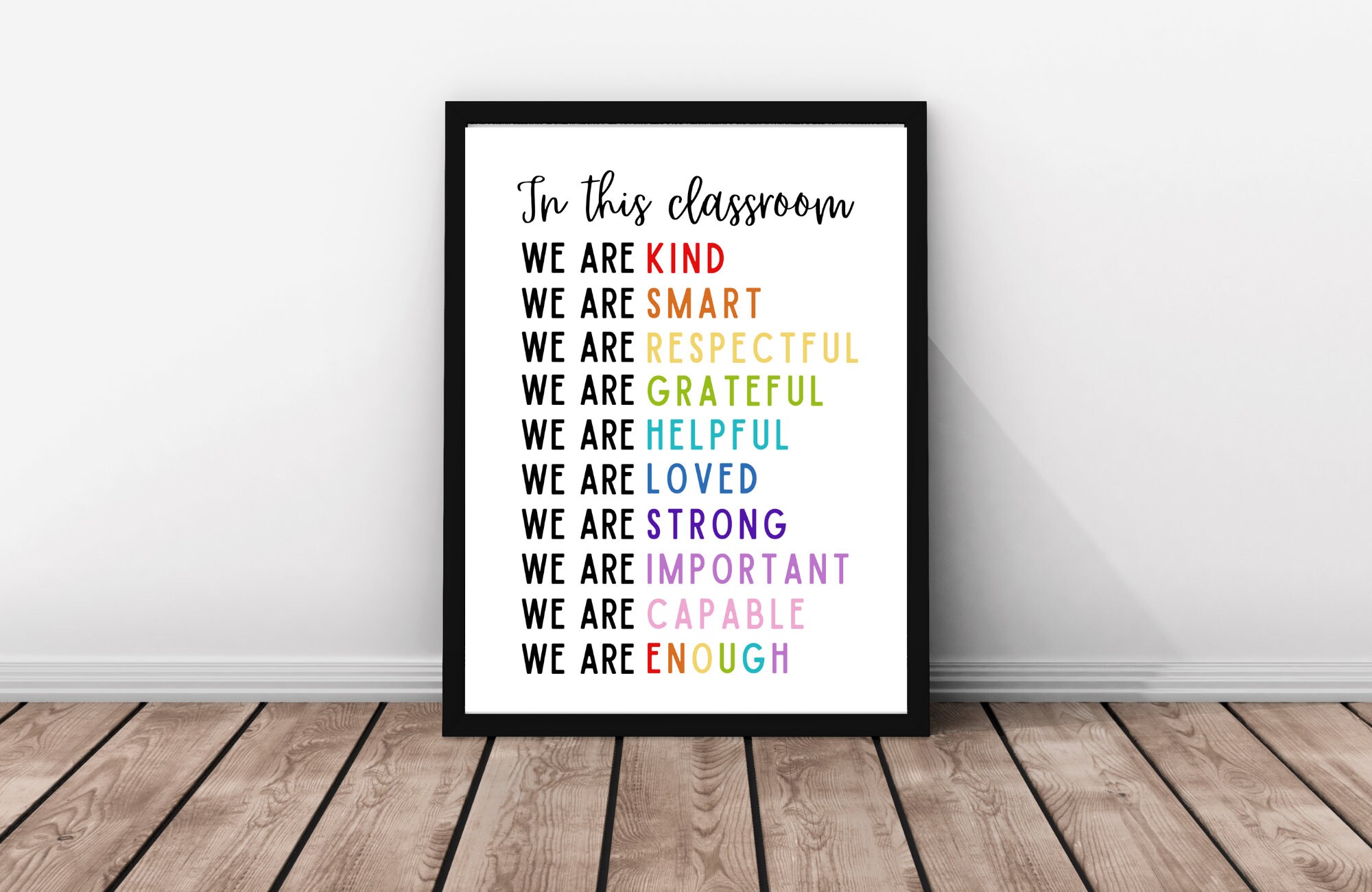 In This Classroom Poster Printable | Classroom Decor | Classroom Rules ...