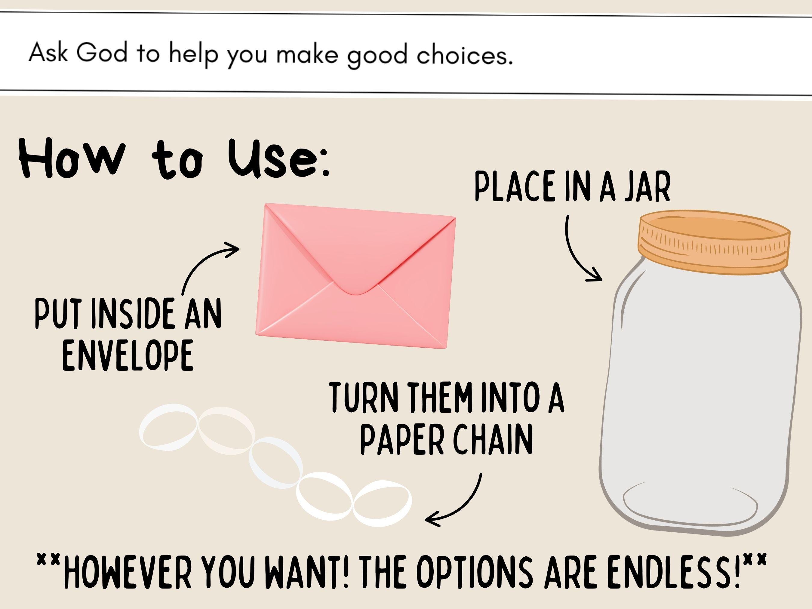 70 Prayer Prompts for Kids | Printable | Cut & Create DIY Prayer Jar ...