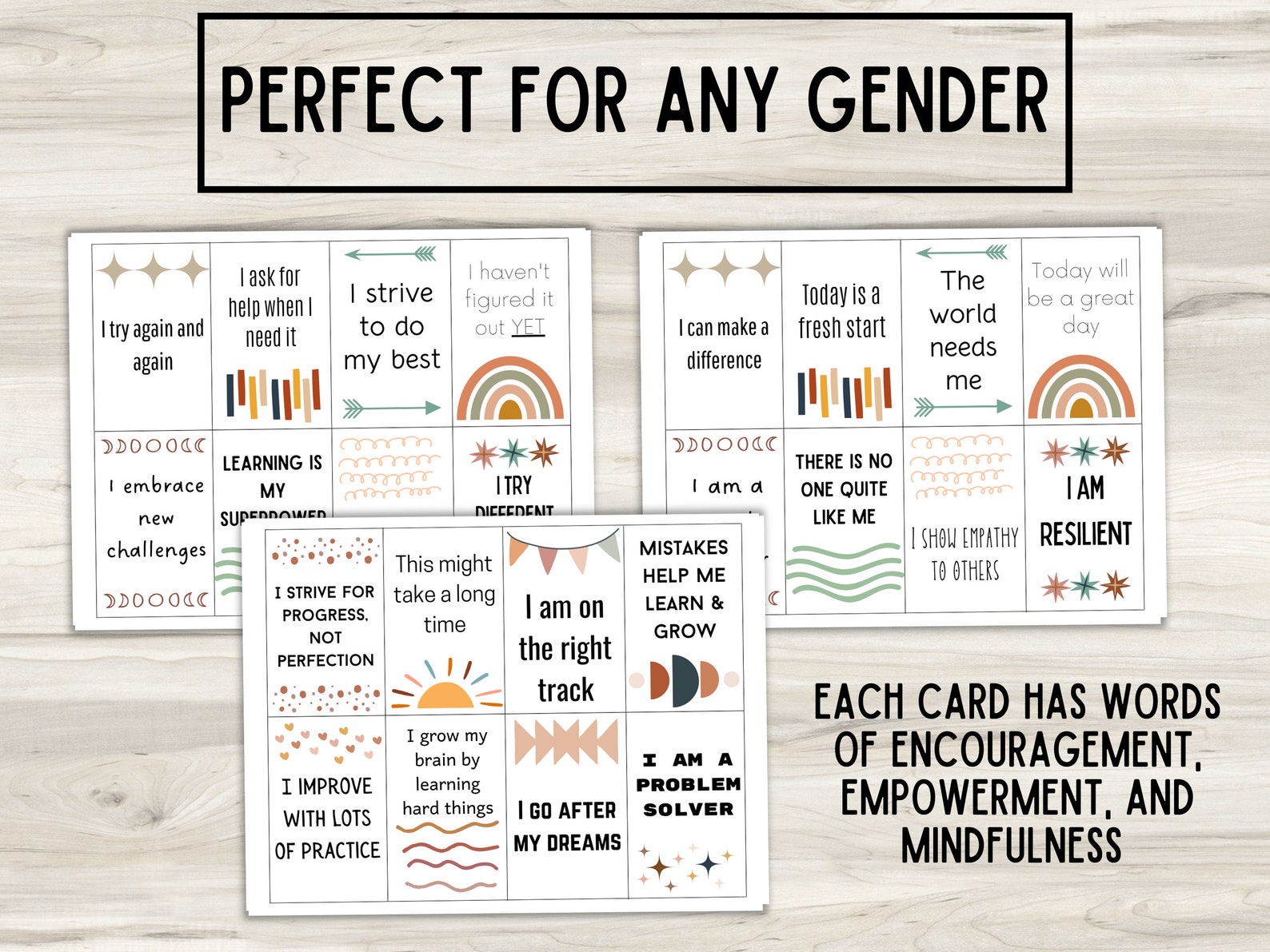 Kids Positive Affirmation Lunchbox Notes Printable | Childrens ...