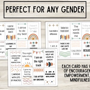 Positive Affirmations for Kids Notes Printable | Children's Mindfulness ...