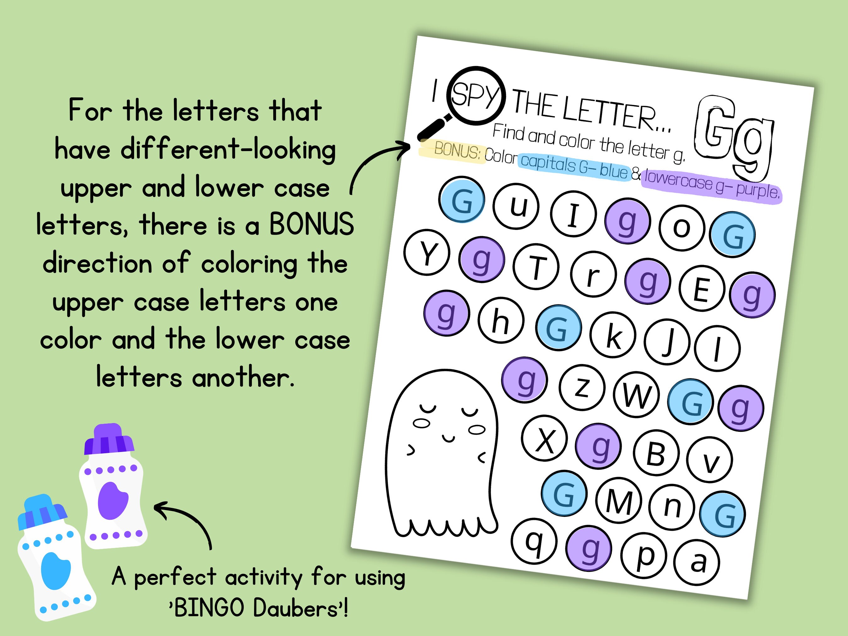 I Spy... Abcs Printable Worksheets | Kids Alphabet Activities ...