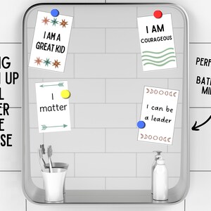 Kids Positive Affirmation Lunchbox Notes Printable | Childrens ...