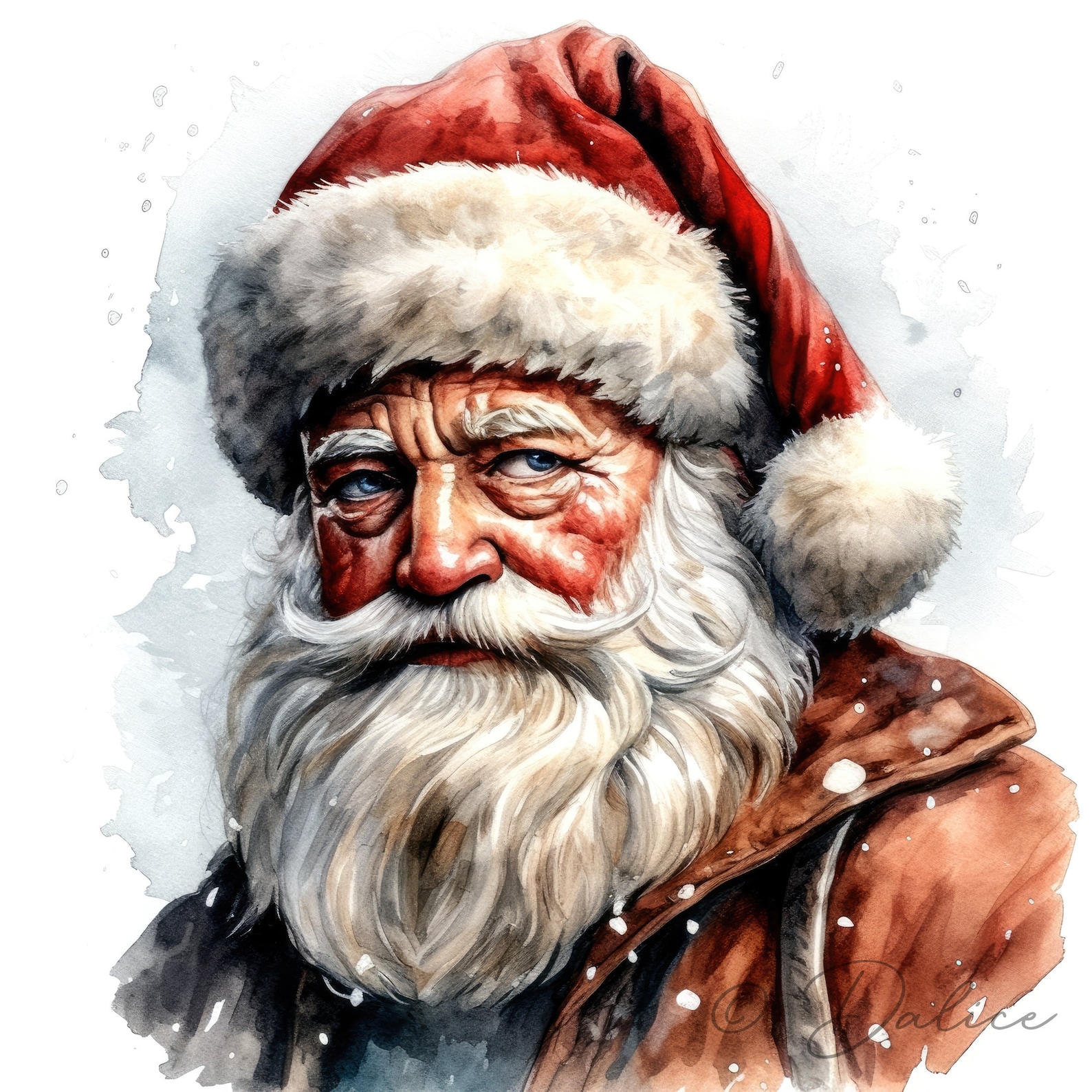 Santa Claus Clip Art 12 High Quality Images Digital - Etsy