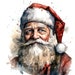 Santa Claus Clip Art 12 High Quality Images Digital Planner, Watercolor ...