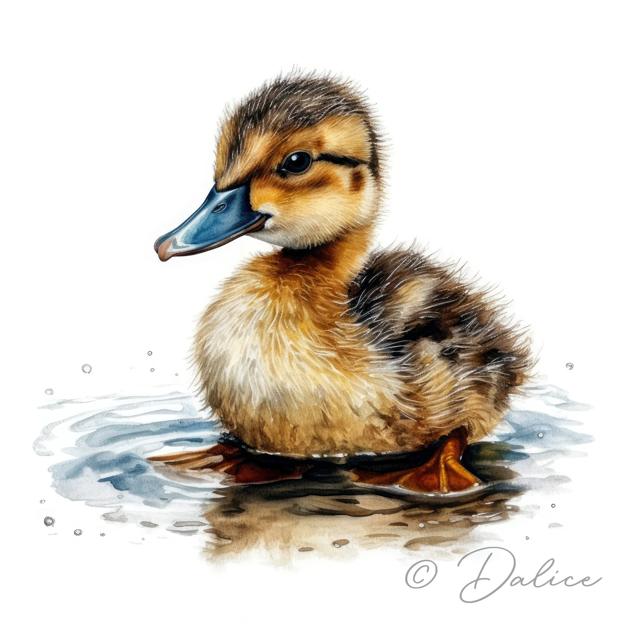 Duckling Clip Art 12 High Quality Images Digital Planner - Etsy