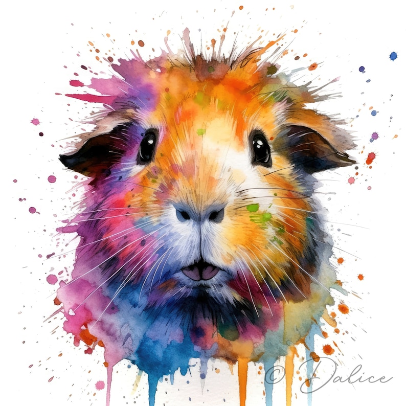 Guinea Pig Clip Art 12 High Quality Images Digital - Etsy