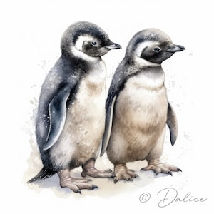 Baby Penguins Clip Art - 12 High Quality Images - Digital Planner ...