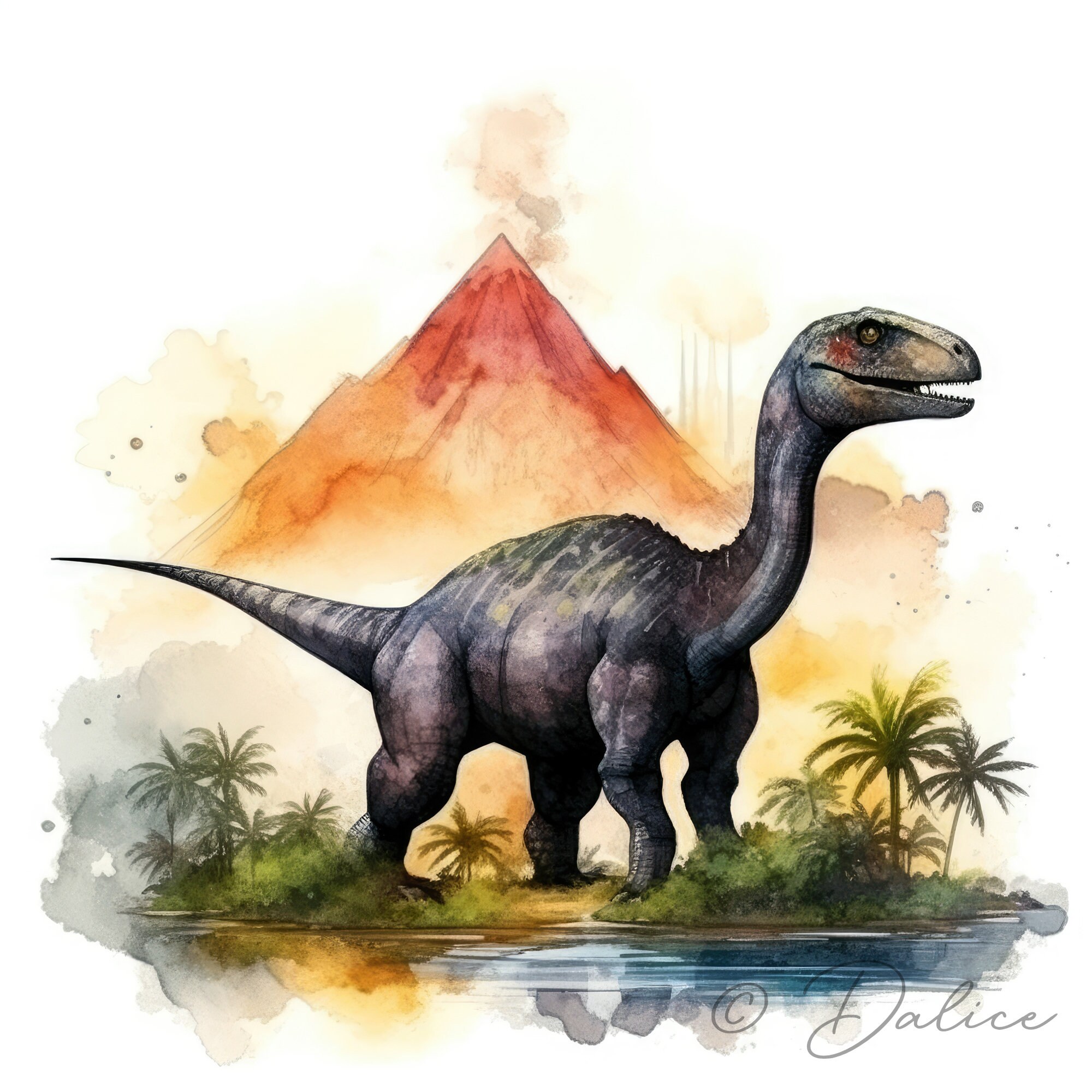 Dinosaur Clip Art 12 High Quality Images Digital Planner - Etsy