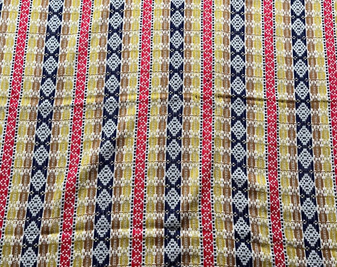 Vintage 1930s 1940s Wool Overshot Throw Blanket Fringe - Etsy