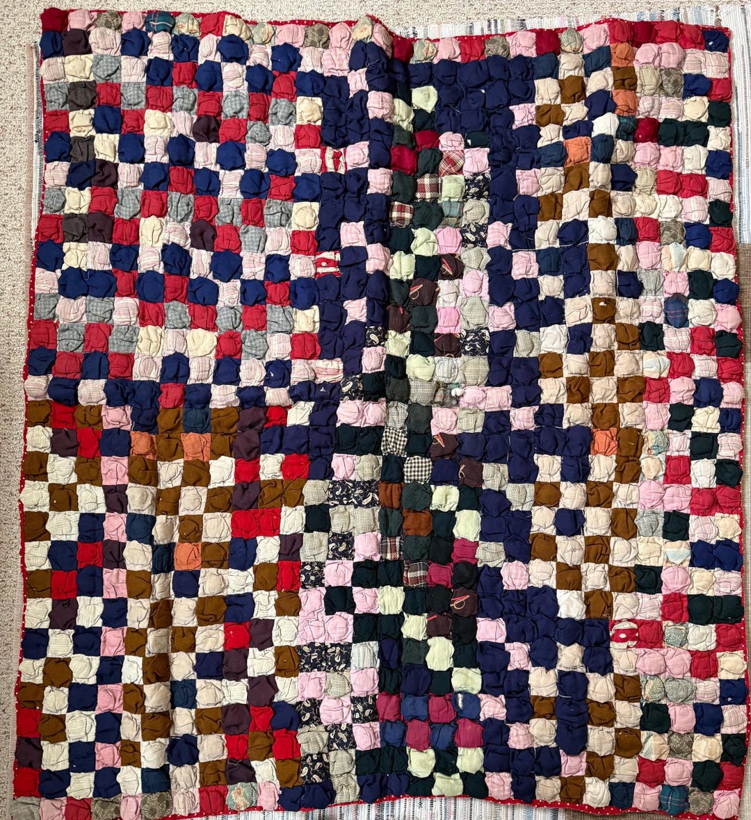 Partial Antique Wool Cotton Quilt Cutter as Is - Etsy