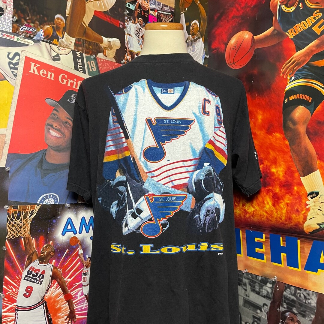 Vintage St. Louis Blues Starter NHL Hockey Tee - Etsy