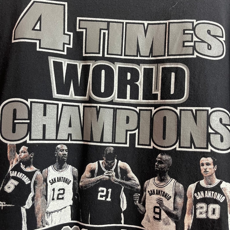 San Antonio Spurs 2007 NBA Champions NBA Player Tee - Etsy