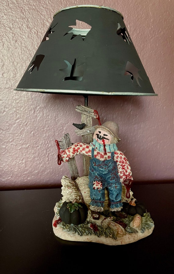 Gothic Lamp Horror Lamp Creepy Lamp Halloween Lamp - Etsy