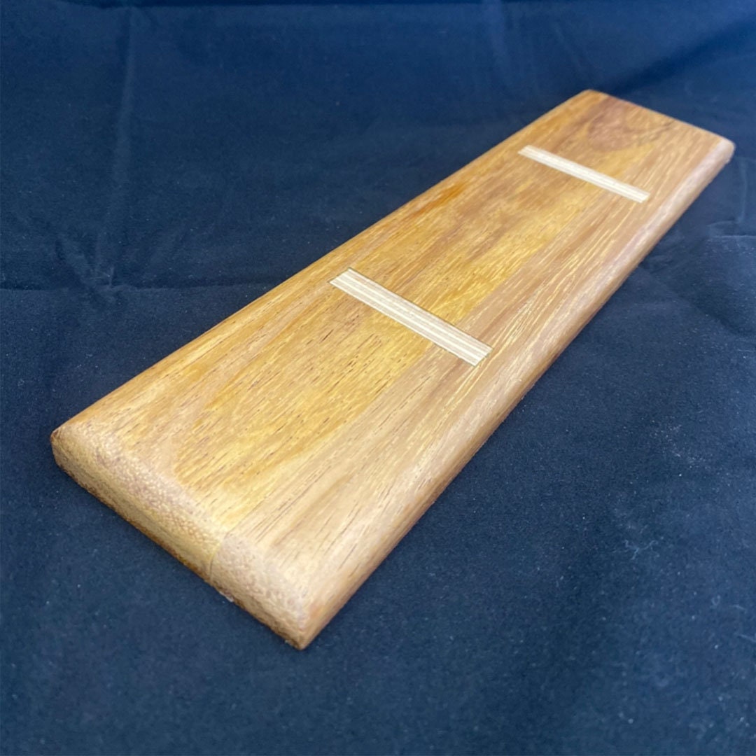 Merbau Wood Keyboard Wrist Rest With Recycled Skateboard Inlays - Etsy