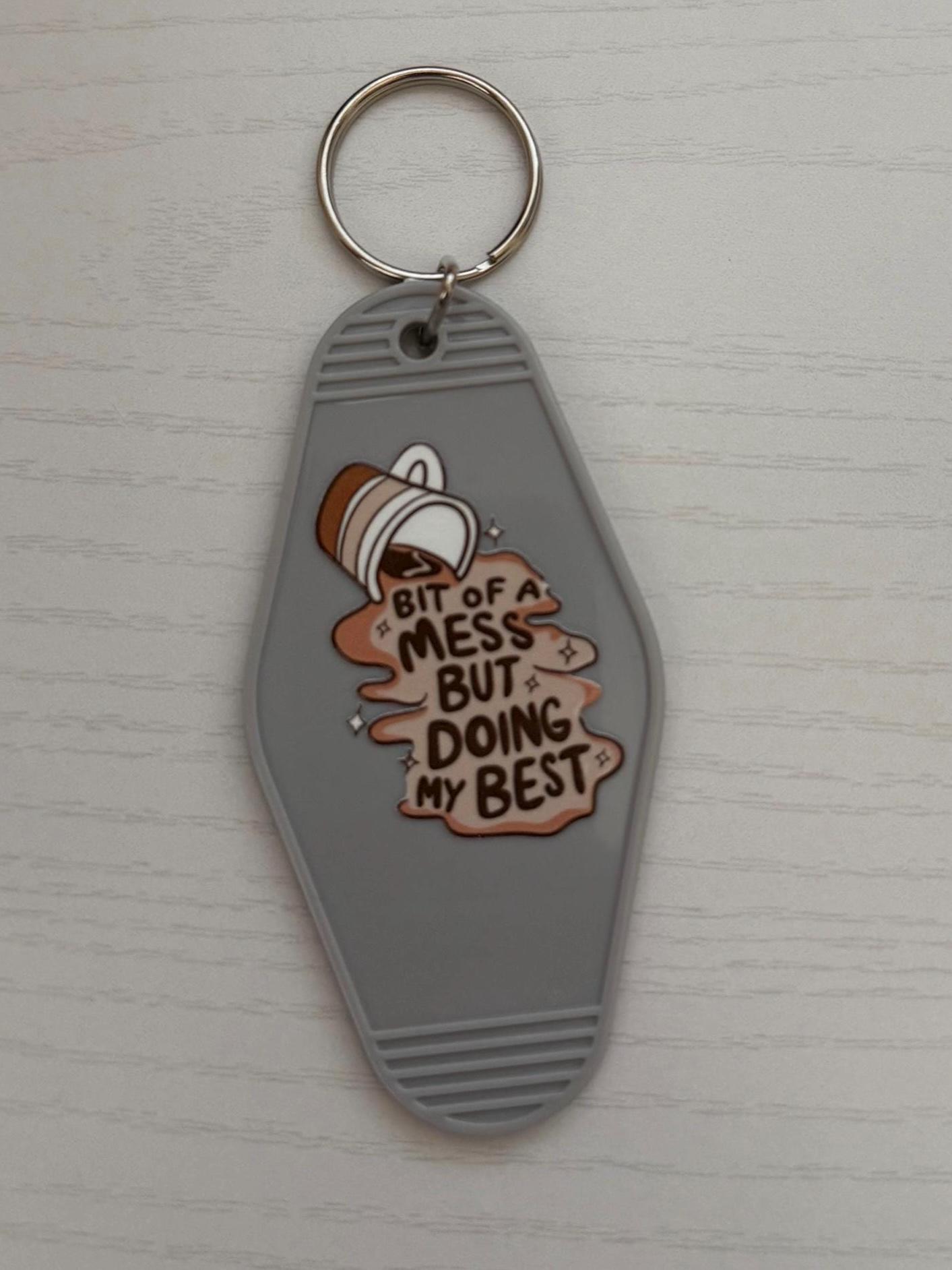 Retro Motel Keychains | Funny Quote Keyrings | Cute Aesthetic ...