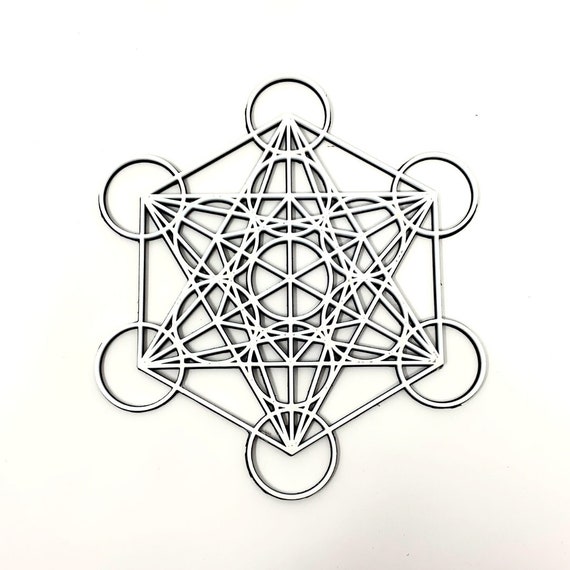 Metatron's Cube Sacred Geometry Wall Art - Etsy