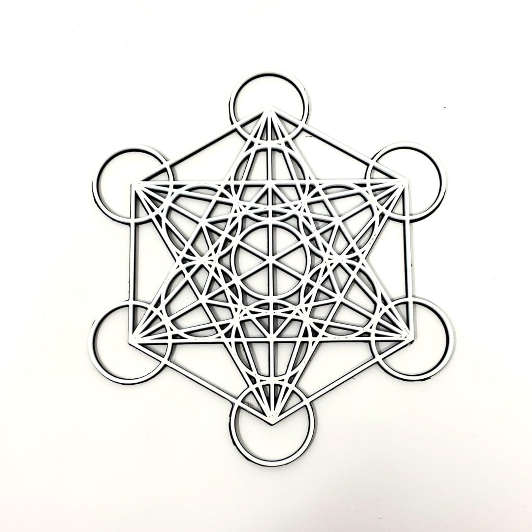 Glow in the Dark Metatron's Cube - Sacred Geometry Wall Art - Etsy