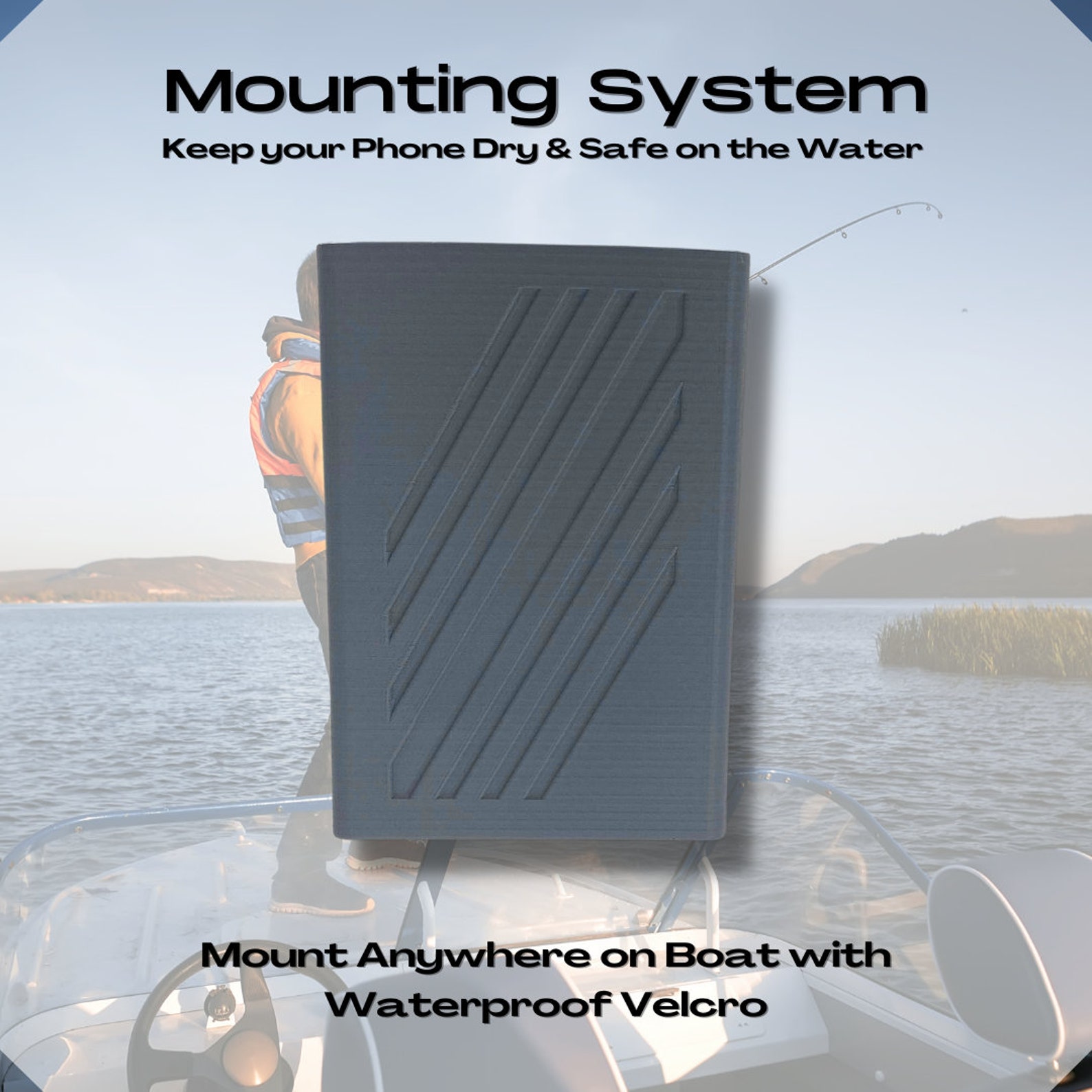 Boat Phone Holder - Keep Your Phone Dry and Safe on the Water - Easily ...