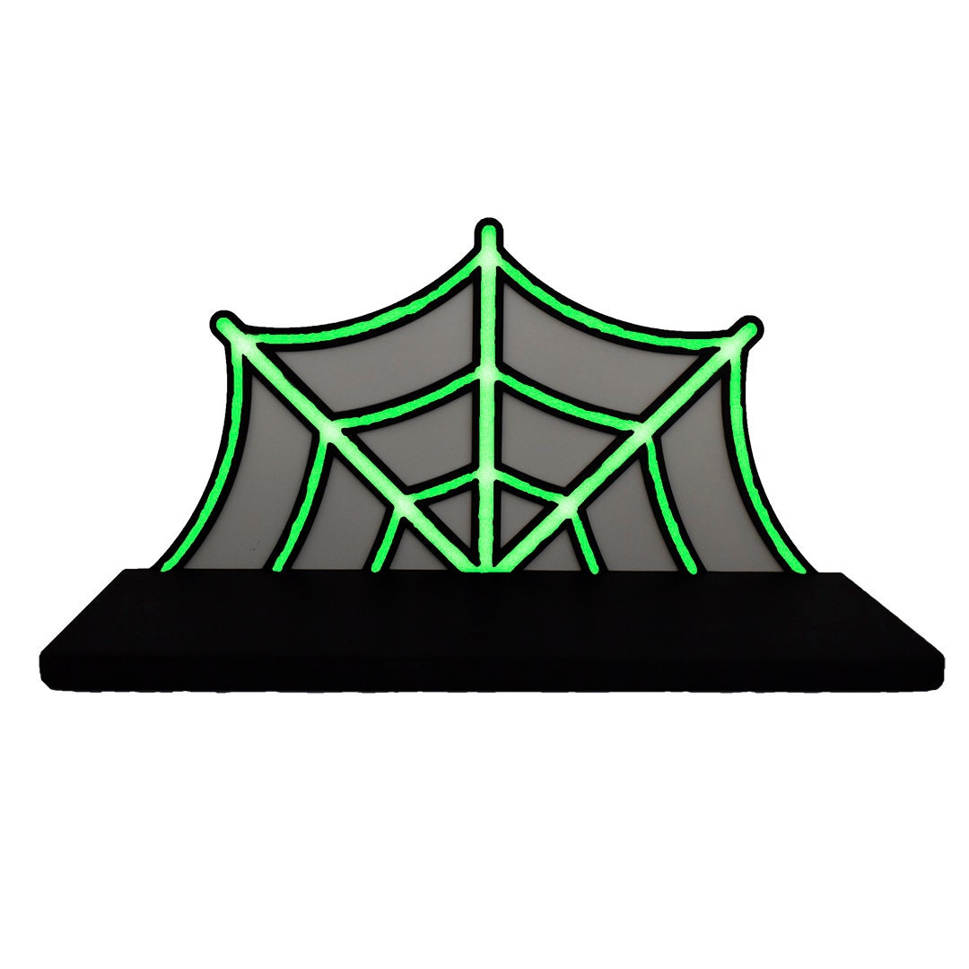 Spider Web Floating Shelf | Spooky Halloween Decor Shelf | 9" Wide X 5 ...