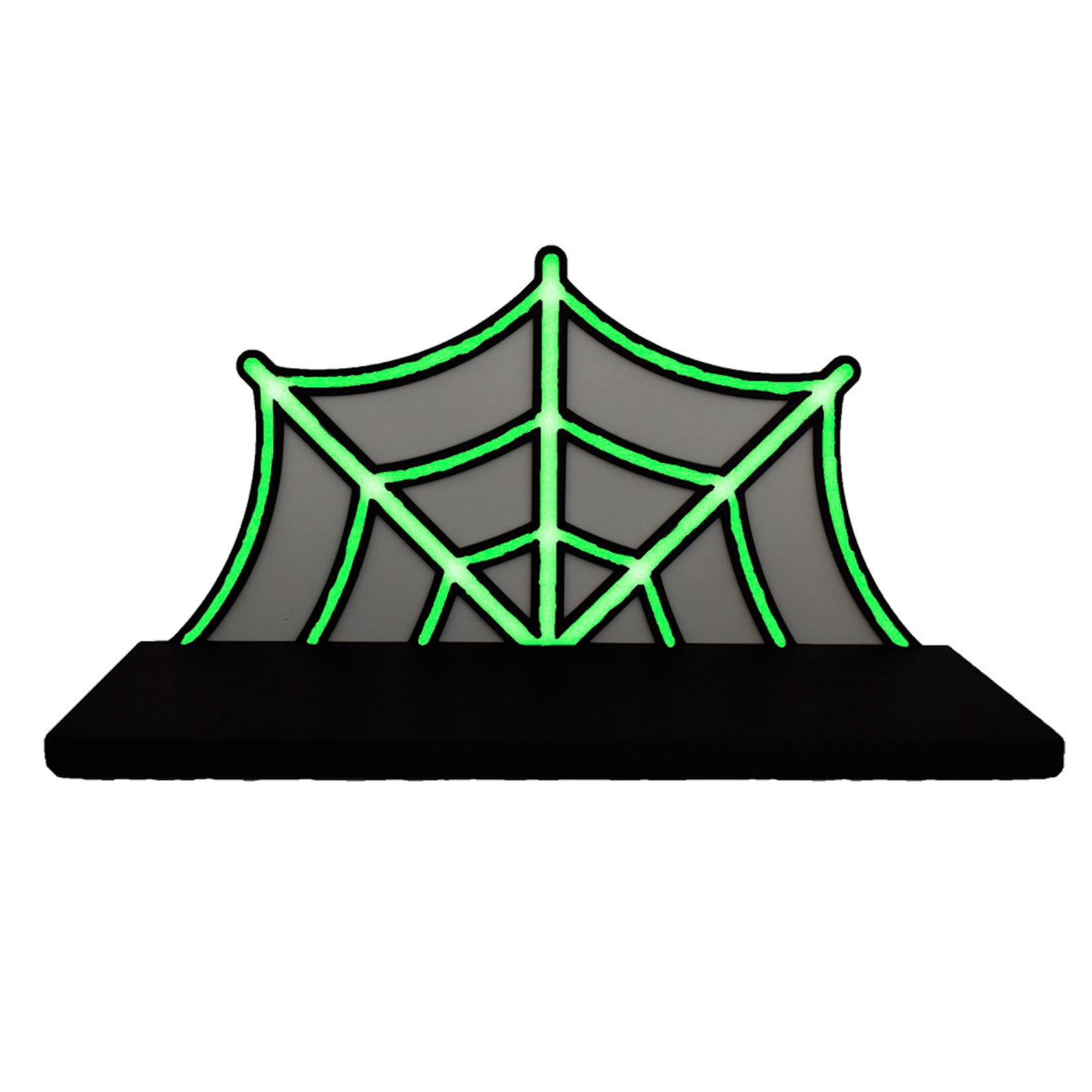 Spider Web Floating Shelf | Spooky Halloween Decor Shelf | 9" Wide X 5 ...