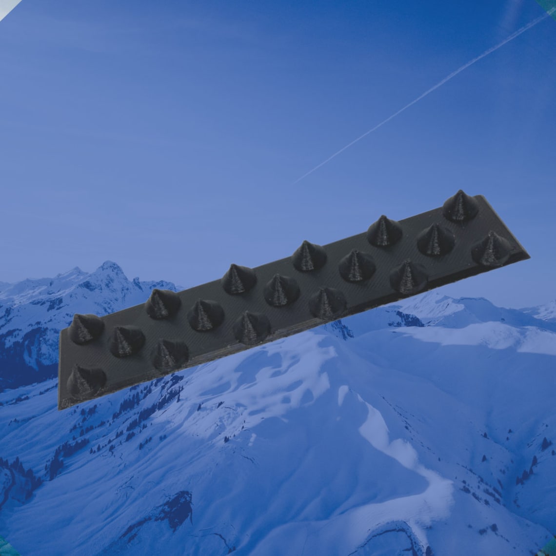 Snowboard Stomp Pad Low Profile Spike Pattern Specialized - Etsy