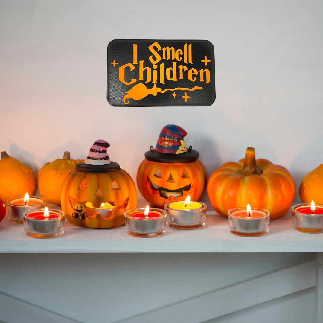 I Smell Children Wall Sign - Hocus Pocus Inspired Wall Decor for ...