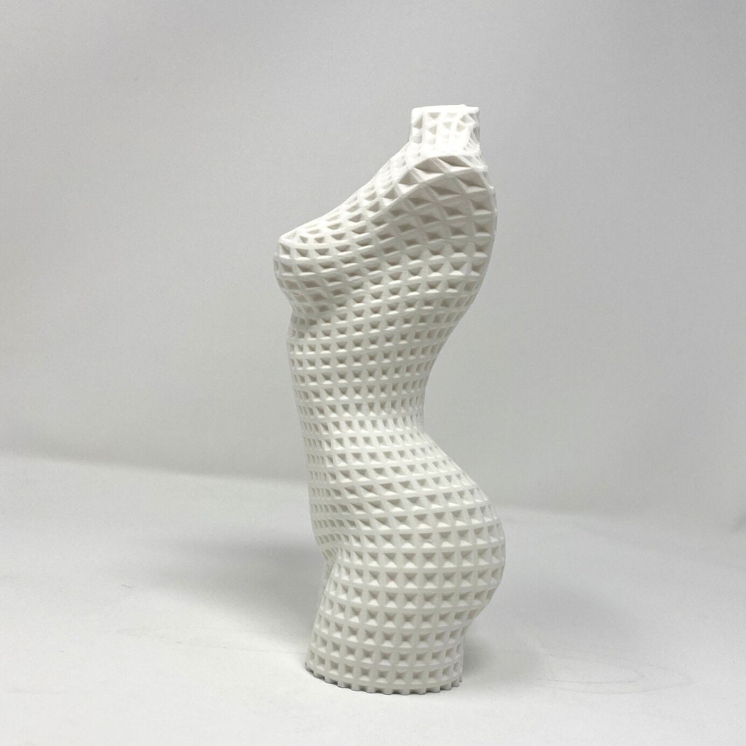 Venus Body Silhouette - 3D Printed Soft Texture - Art Deco Minimal ...