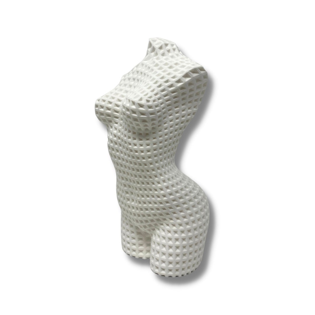 Venus Body Silhouette - 3D Printed Soft Texture - Art Deco Minimal ...