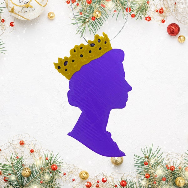 Queen Elizabeth Tree Ornament - Etsy