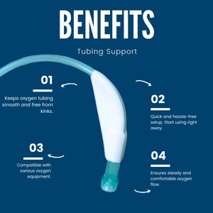 Holder for Oxygen Hose Nebulizer Tubing | Keep Oxygen Hose From Kinking ...