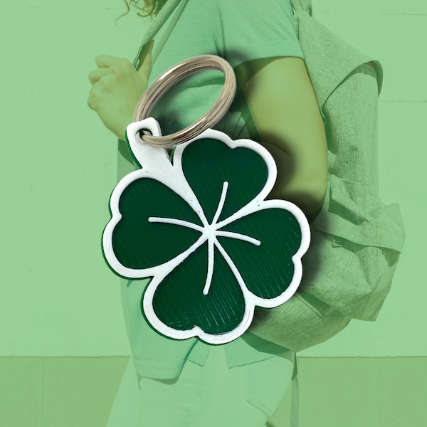 Shamrock Keychain - Etsy