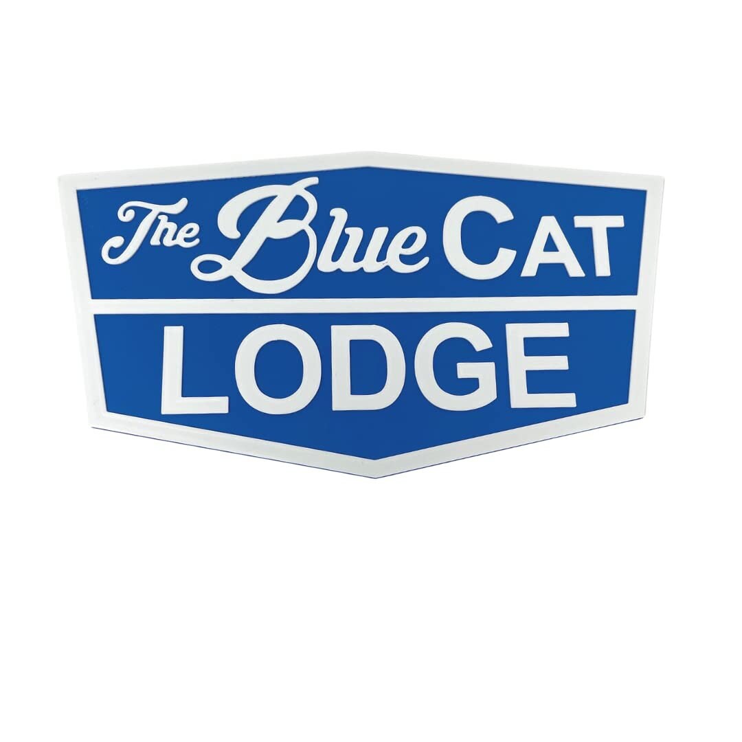 Ozark Blue Cat Lodge Wall Sign - Perfect for Fans of the TV Show Ozark ...