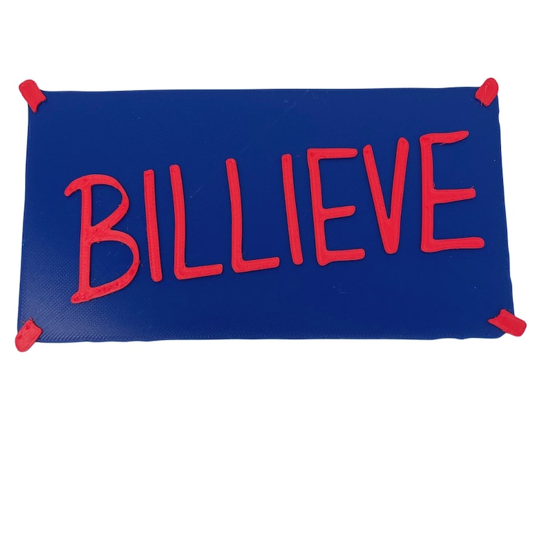 Billieve Motivational Wall Hanging for Sports Fans - ~12" Wide X 6 ...