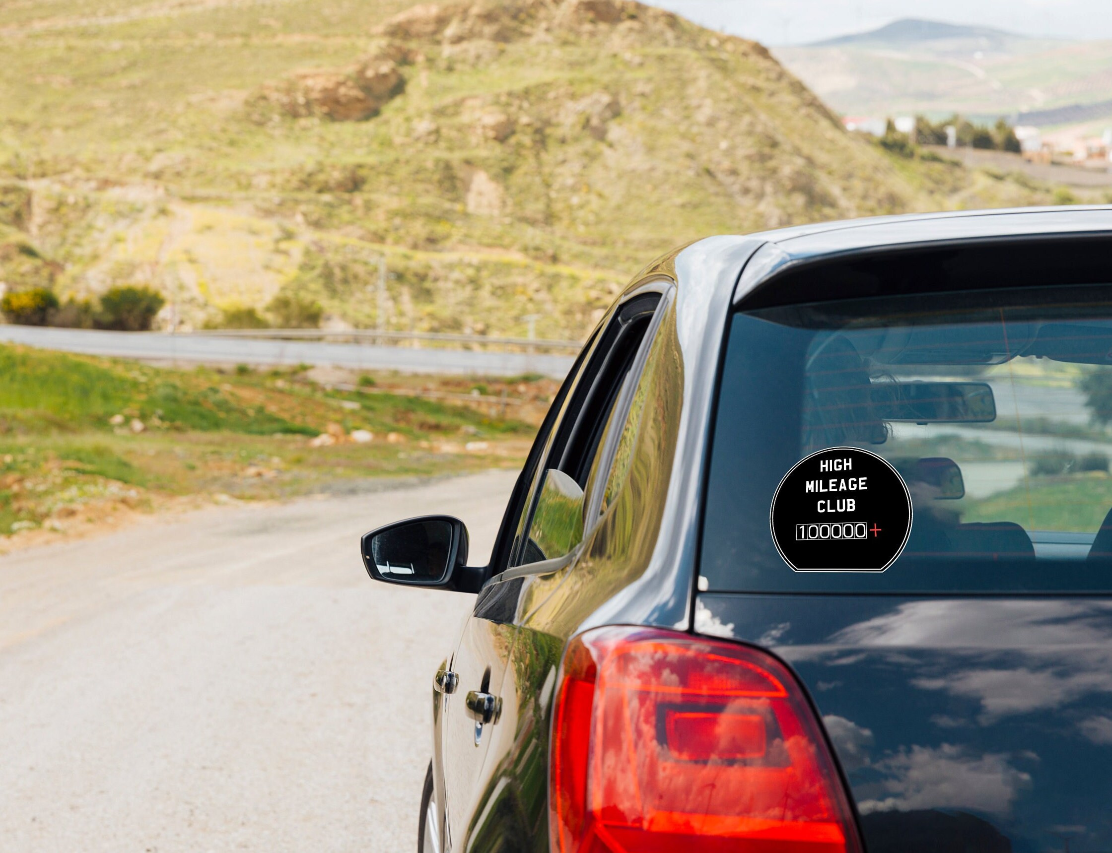 100000 High Mileage Club Sticker for Cars in Black Old - Etsy