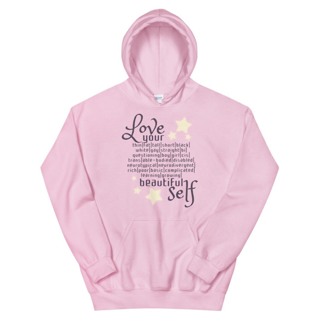 Love Yourself Hoodie - Casual Cozy Kawaii - Etsy