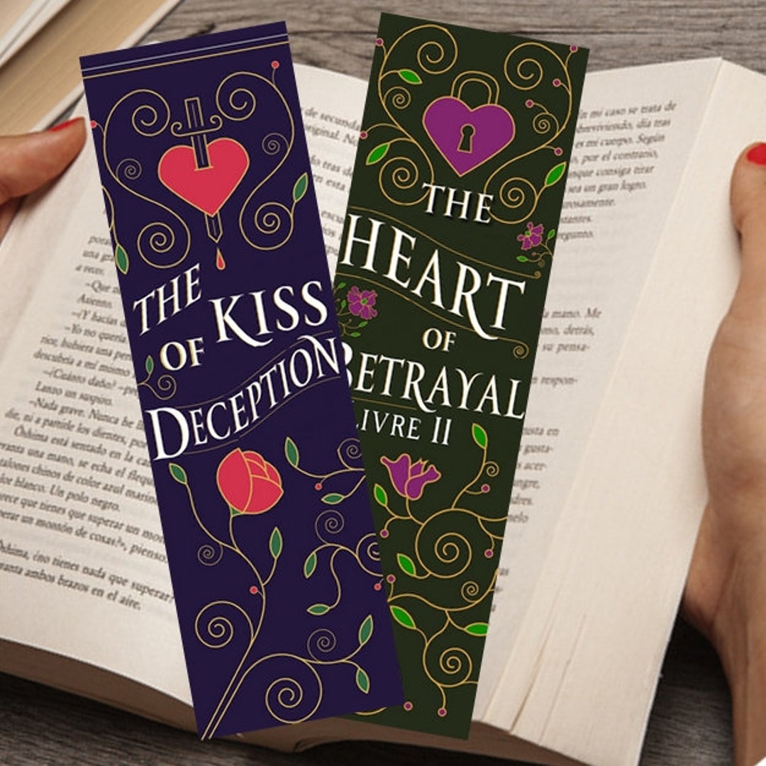 The Kiss of Deception Bookmarks - Etsy