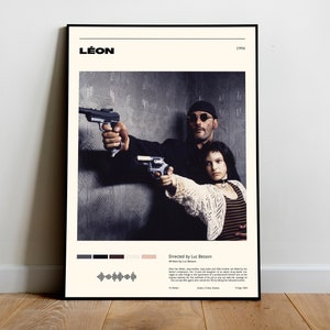 Leon / Luc Besson / Digital Download Minimalist Movie Poster a4/a3/a2 ...