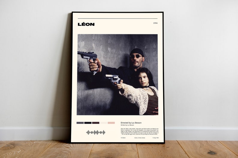 Leon / Luc Besson / Digital Download Minimalist Movie Poster - Etsy