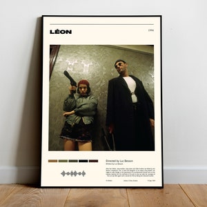 Leon / Luc Besson / Digital Download Minimalist Movie Poster a4/a3/a2 ...
