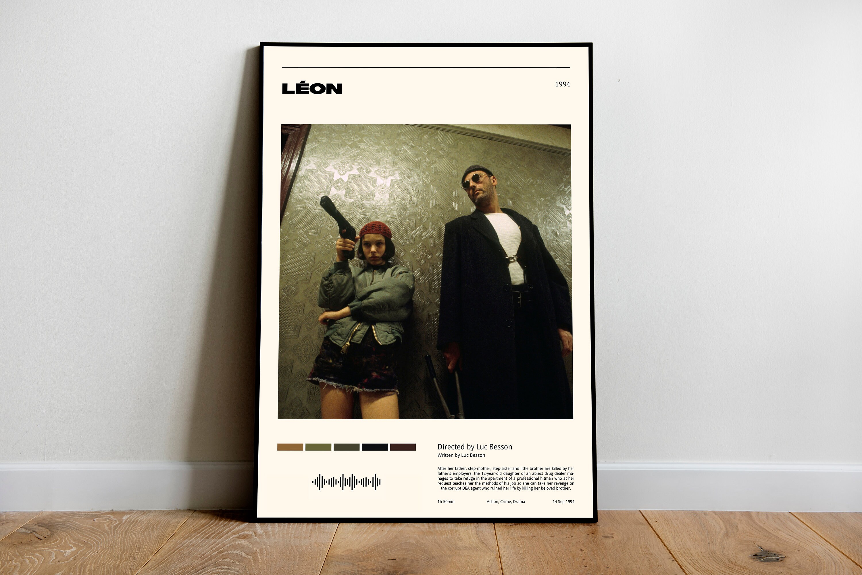 Leon / Luc Besson / Digital Download Minimalist Movie Poster - Etsy