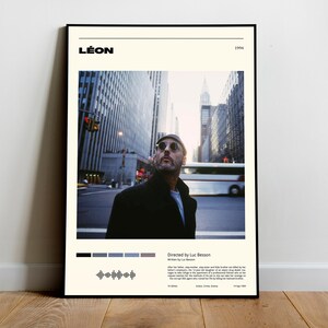 Leon / Luc Besson / Digital Download Minimalist Movie Poster a4/a3/a2 ...